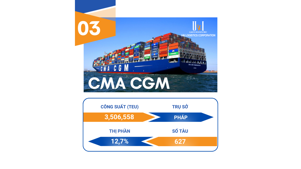 Những hãng vận tải container lớn nhất thế giới trong hoạt động vận ...